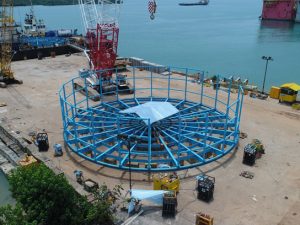 3000-Ton Capacity Modular Cable Carousel System Fabrication ...